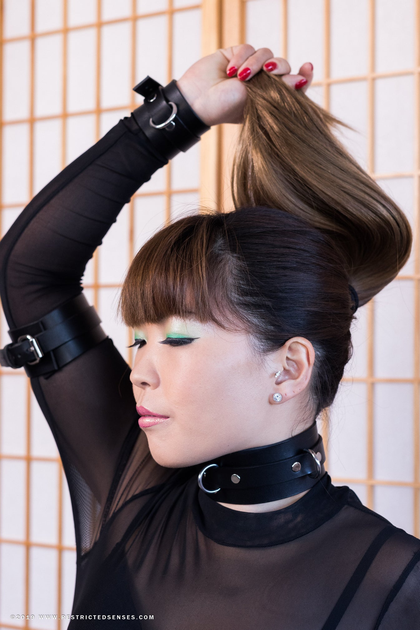 Heavy Duty Leather Bondage Elbow Cuffs – Restricted Senses